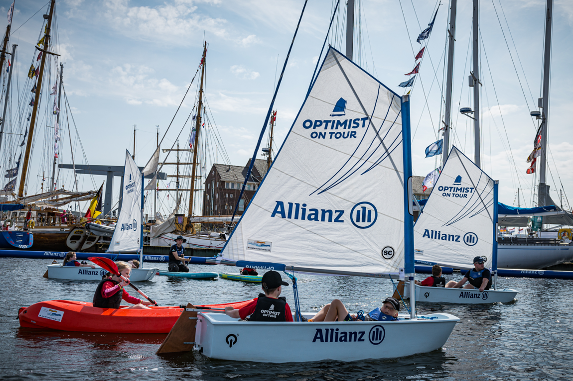 grootste optimist on tour tijdens sail 2025 | Watersportverbond
