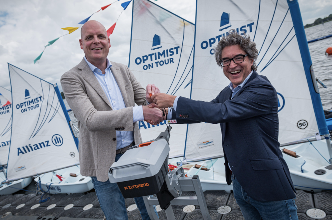 Optimist on Tour verder met Torqeedo motoren | Watersportverbond